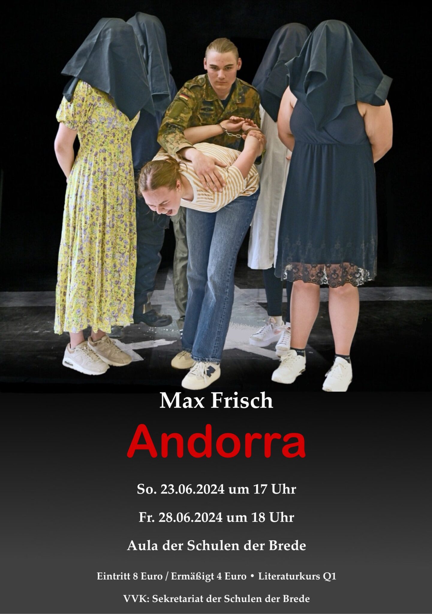 Der Vorverkauf beginnt! Theaterkurs der Q1 präsentiert Max Frischs ...